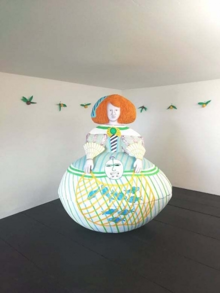 Contemporary artist Agnes Scherer’s “My refuge, my treasure, without ...