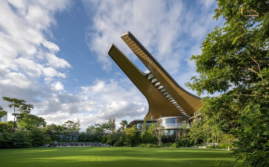 TK Studio Completes the Landscape of Forest Pavilion, the Entrance to ...