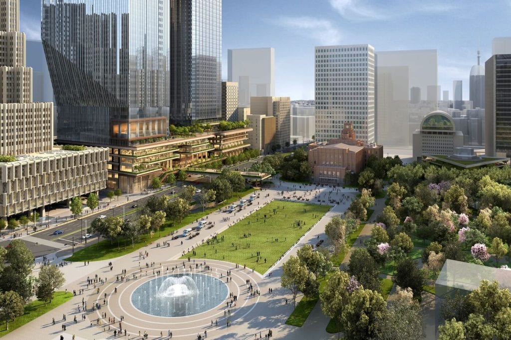 Tokyo’s Largest Midtown Smart City Project “Tokyo Cross Park Plan ...