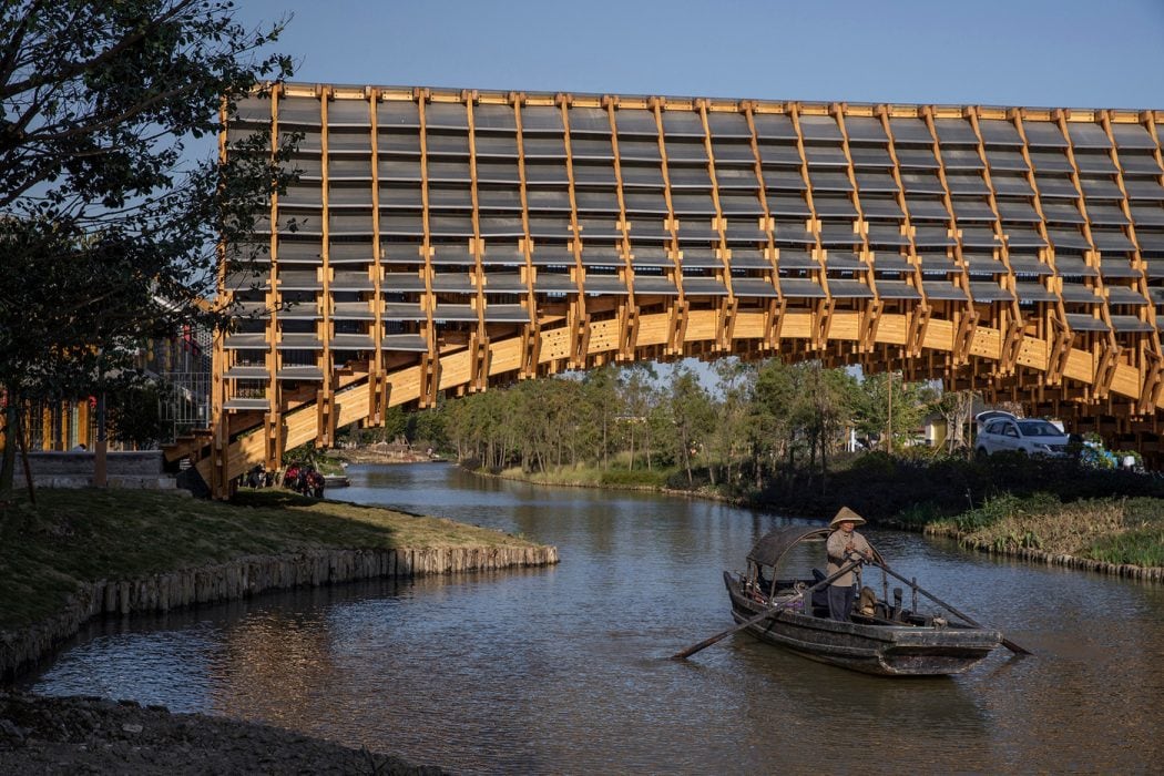 Jiangmen, China Timber Bridge in Gulou Waterfront – ADF Web Magazine ...