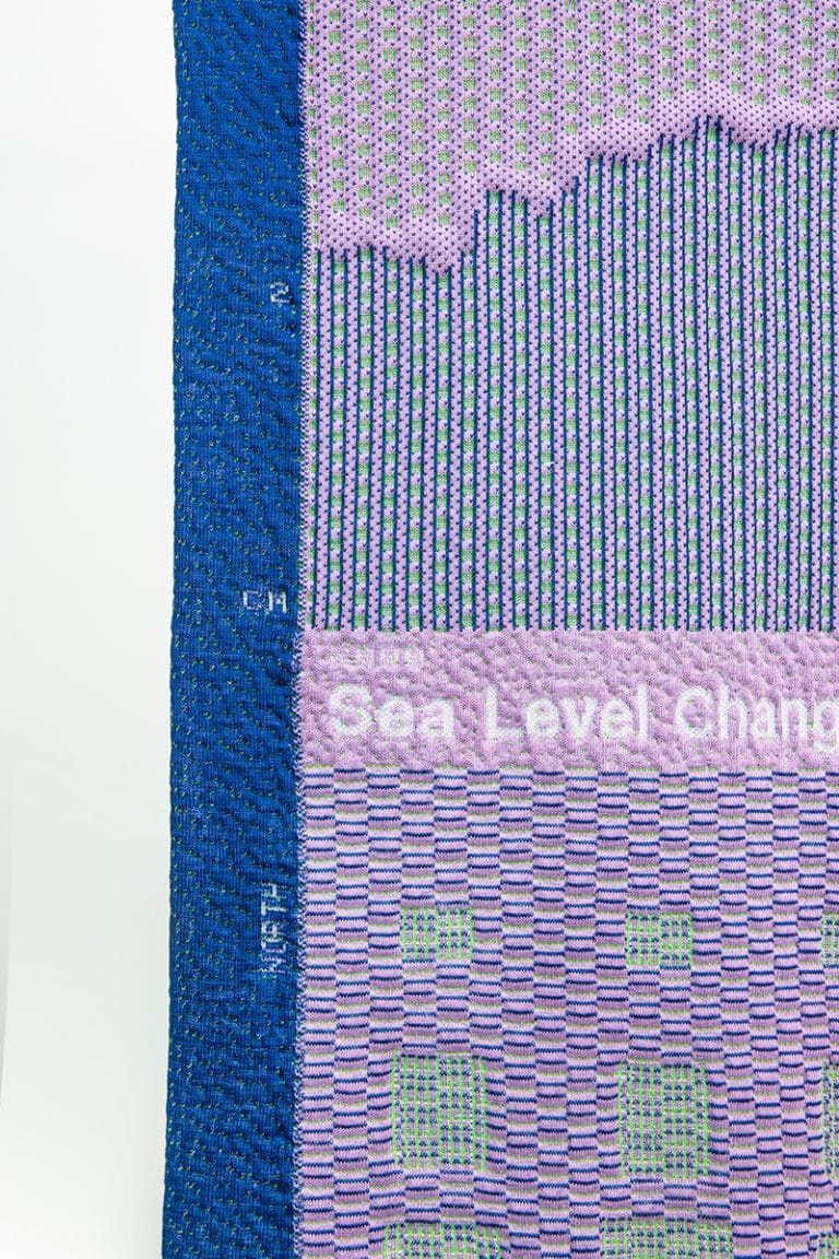 TEMPERATURE TEXTILES COLLECTION BY RAW COLOR WEAVES CLIMATE CHANGE DATA ...