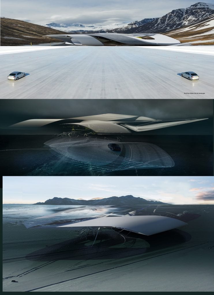 Mongolia Sand drift proving ground by Margot Krasojević Architects ...