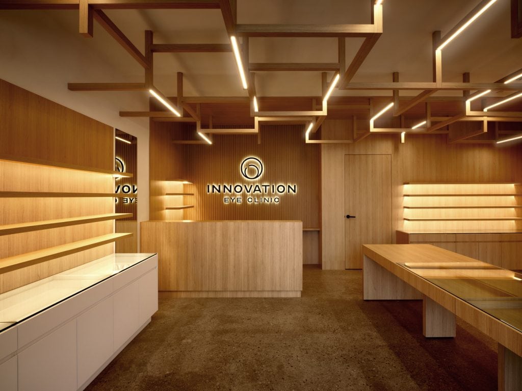 A unique ceiling Innovation Eye Clinic designed by Atelier SUN – ADF ...