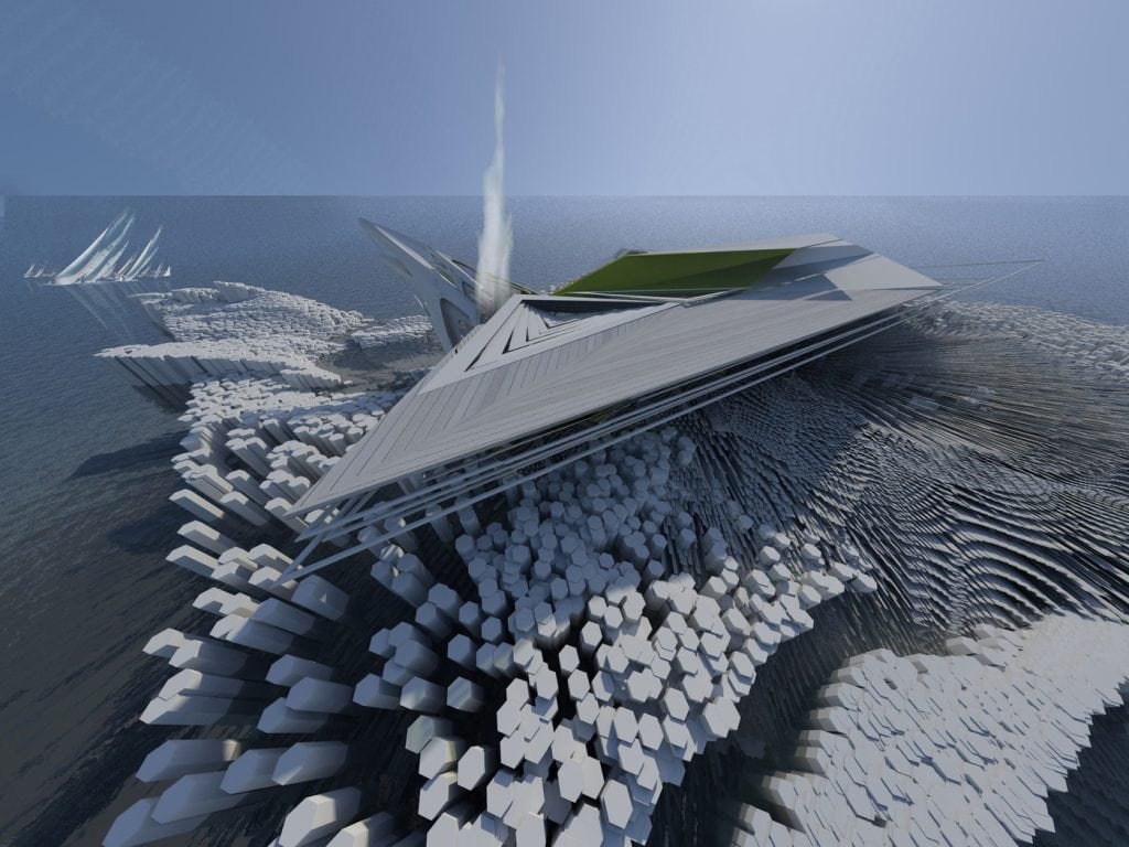 Hydrokinetic Energy Resort Designed by Margot Krasojević Architects ...