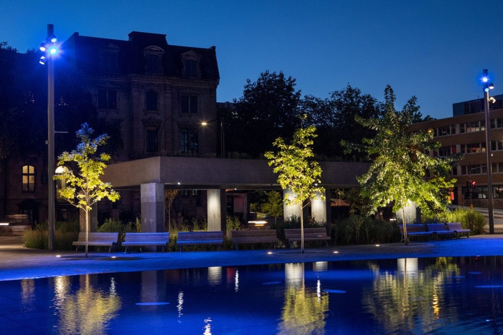 The Canadian lighting design consultancy Lightemotion Illuminates Viger ...
