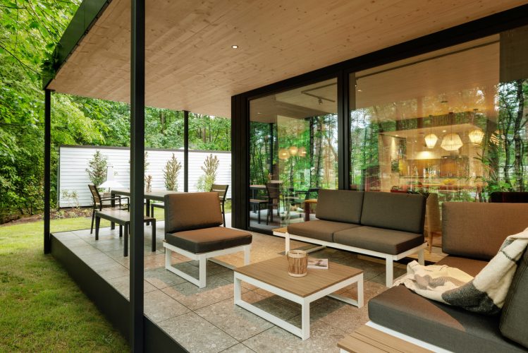 Dutch Creative Farm Concrete Produces “Center Parcs Cottage” Surrounded ...