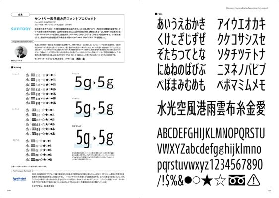 The font design sample book “54 original fonts and design examples that ...