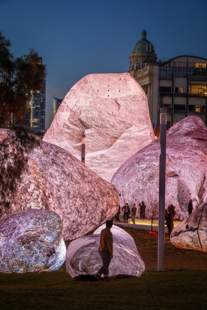 ENESS DROPS INFLATABLE MEGALITHS INTO BOLOGNA’S BEATING HEART – ADF Web ...